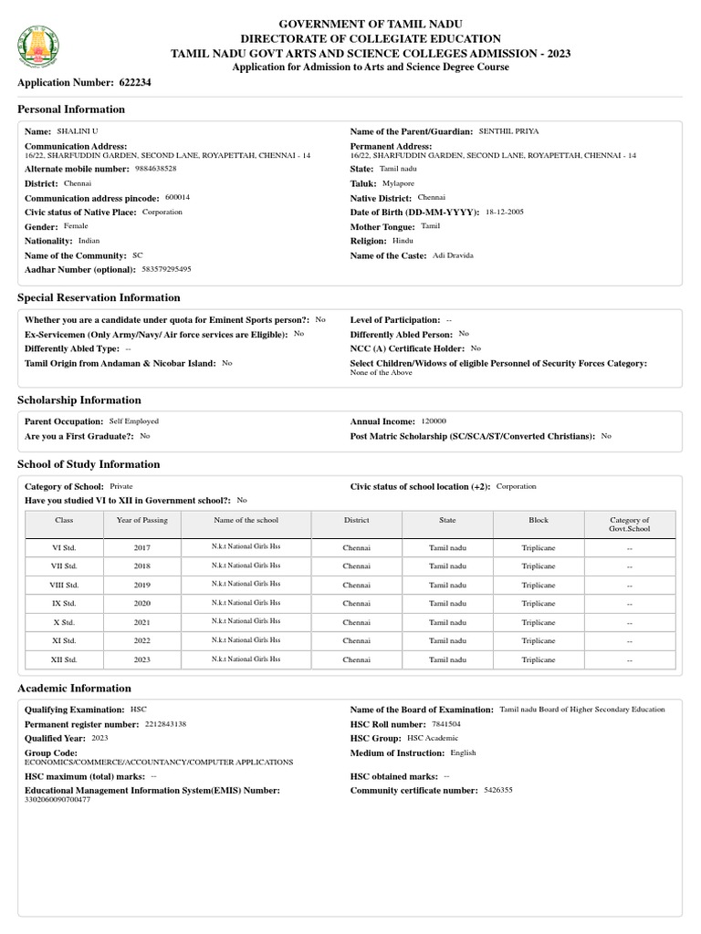 Application 622234 | PDF