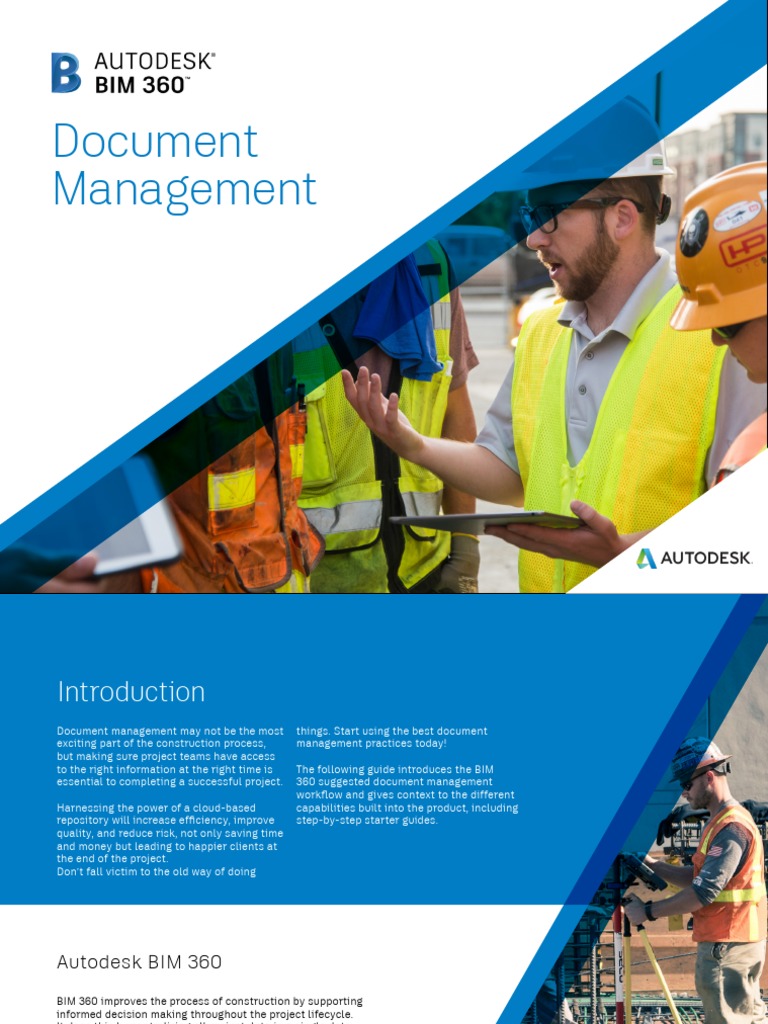 BIM 360 Document Management Workflow Guide | PDF | Mobile App | Computer File