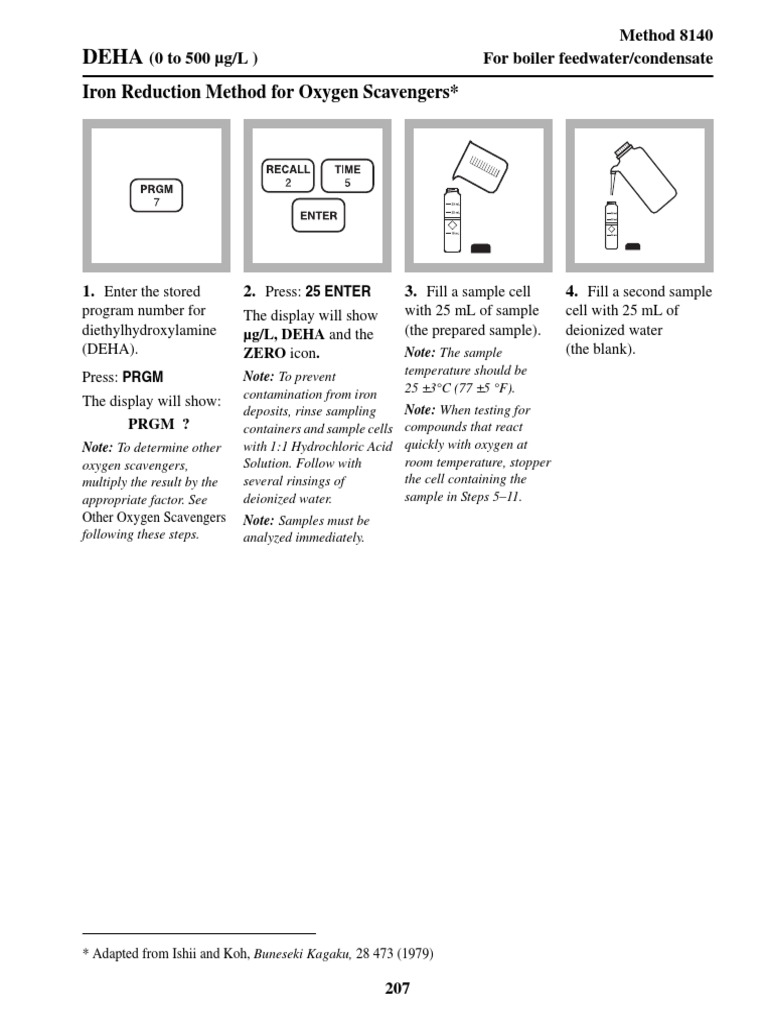 DEHA, Oxygen Scavengers, Method 8140, 02-2009, 9th Ed | PDF | Detection ...