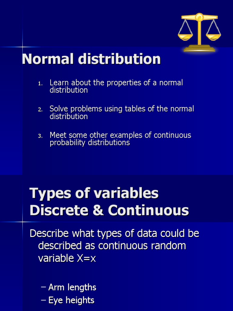 Normal Distribution | PDF