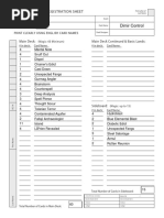 MTG Cheat Sheet Quick Reference | PDF | Sports | Wizards Of The Coast Games