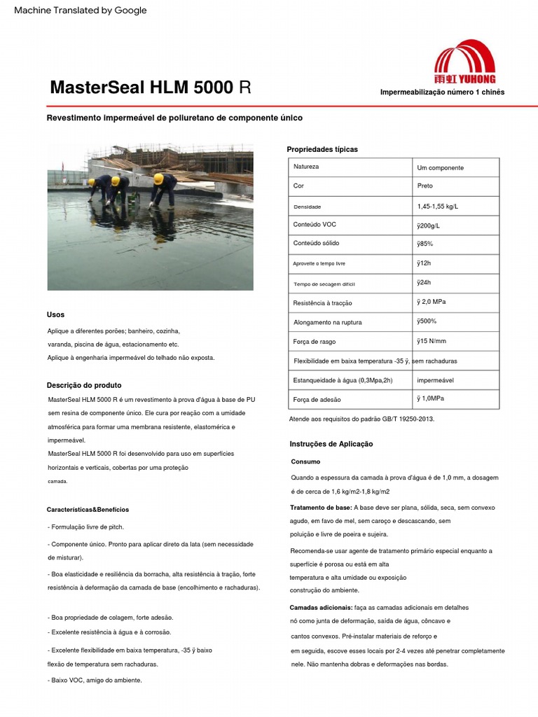 TDS - HLM 5000 R Single Component Polyurethane Coating | PDF ...