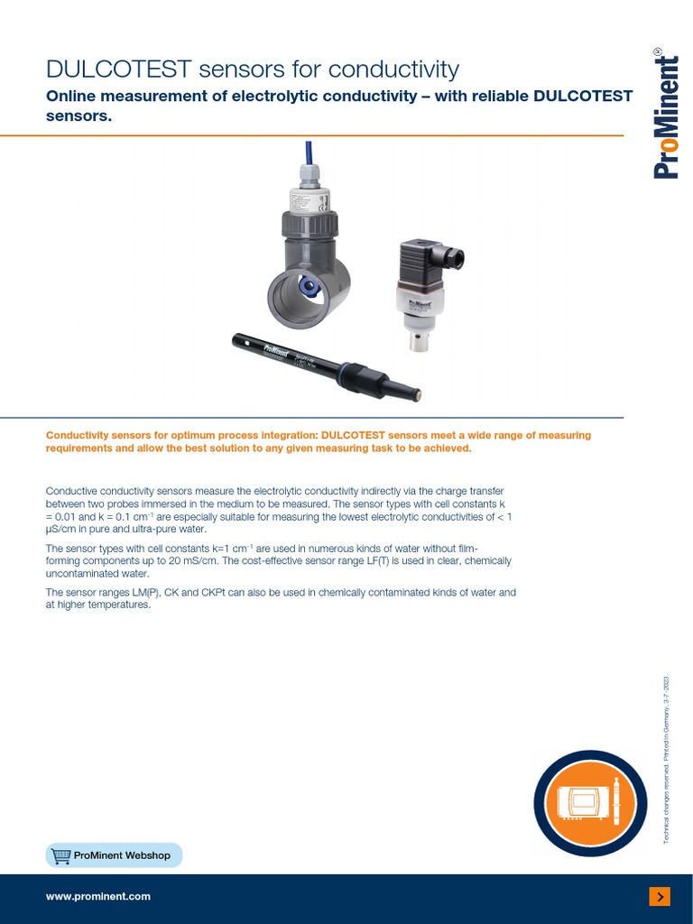 3.3.1 Sensor Flyer-Sensors-Conductivity-En | PDF