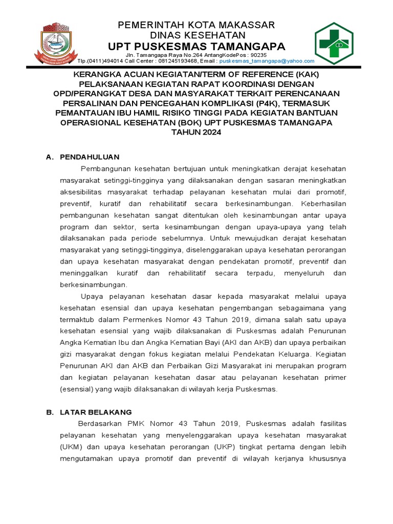 Kak Rapat p4k 2024 | PDF