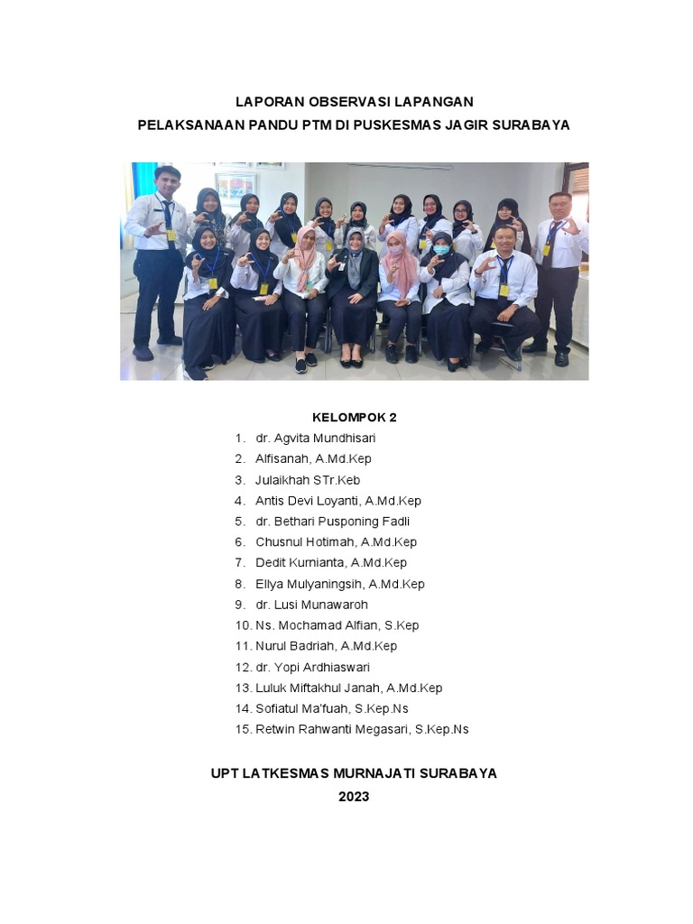 HASIL OL PANDU PTM PKM JAGIR KEL.2 Fix | PDF | Sains & Matematika