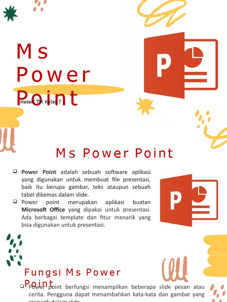 Materi Ms Power Point Kelas 7 S2 Pdf Karier Perkembangan Komputer