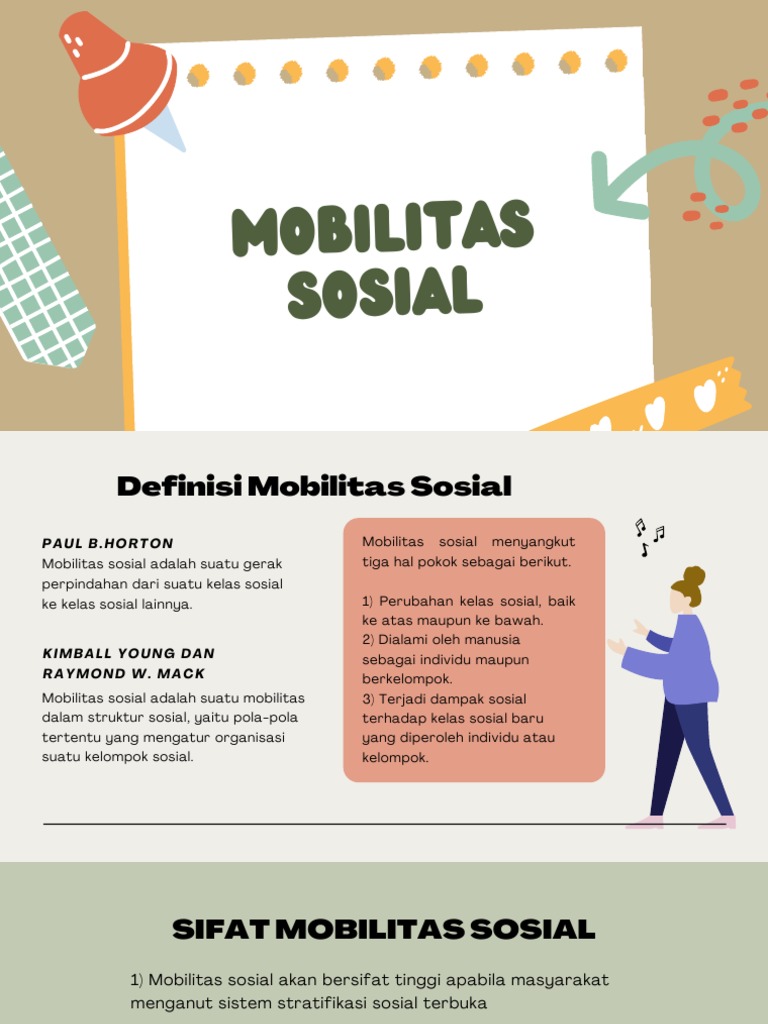 Presentasi Mobilitas Sosial | PDF