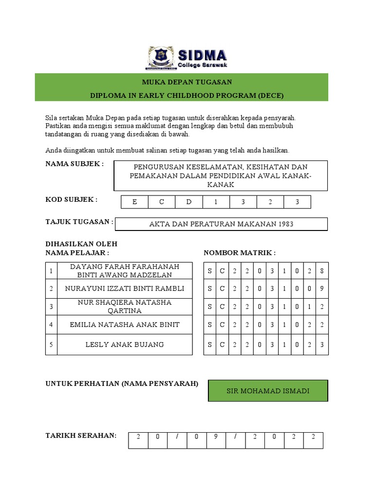 Assignment Sir Ismadi | PDF