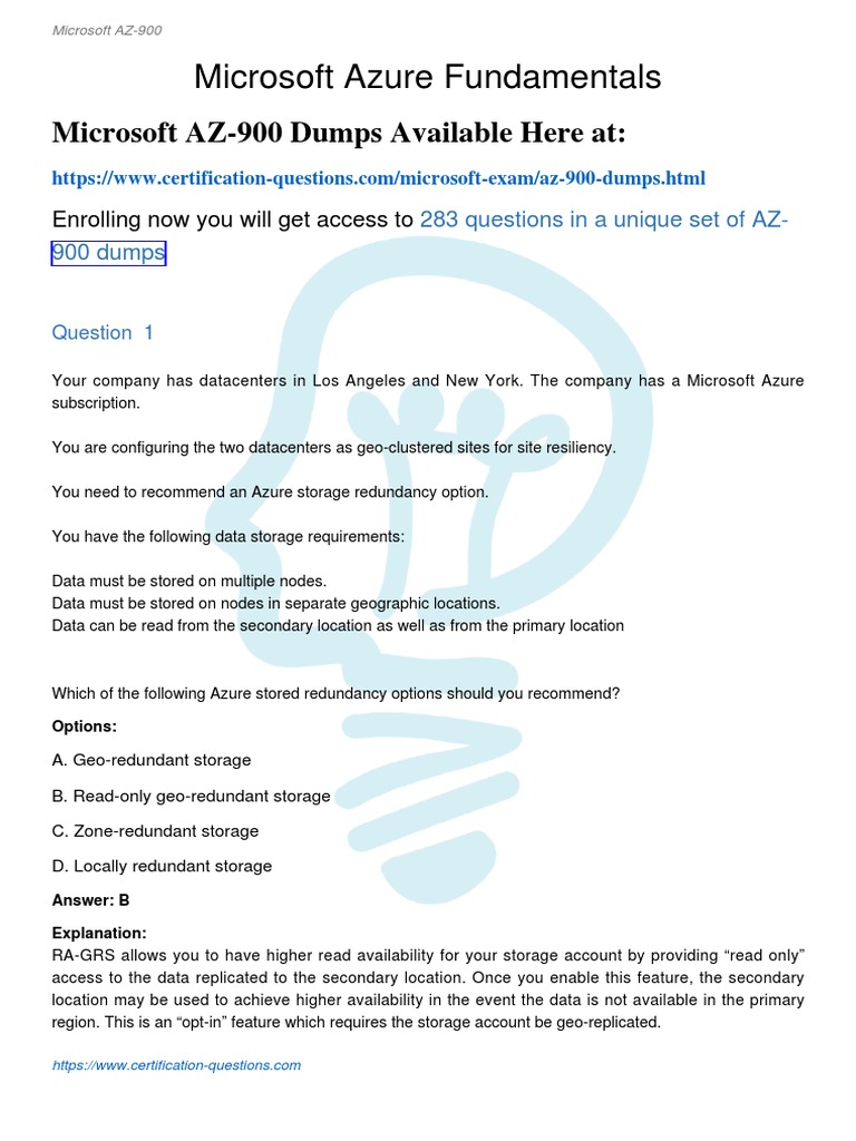 Az 900 PDF | PDF | Cloud Computing | Microsoft Azure