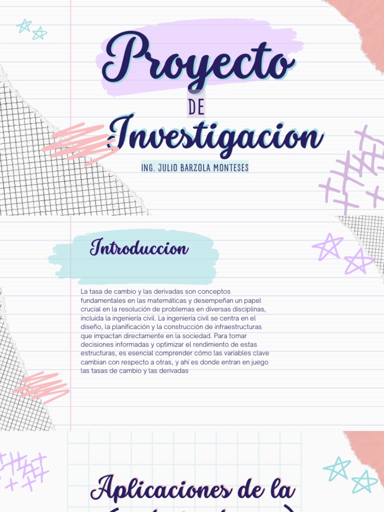 Proyecto Final Derivadas Con Geogebra | PDF