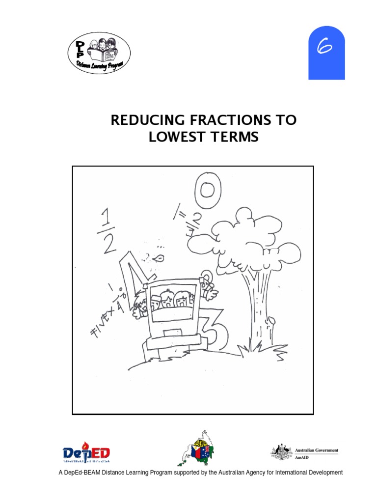 Math 6 DLP 25 - Reducing Fractions To Lowest Terms | PDF
