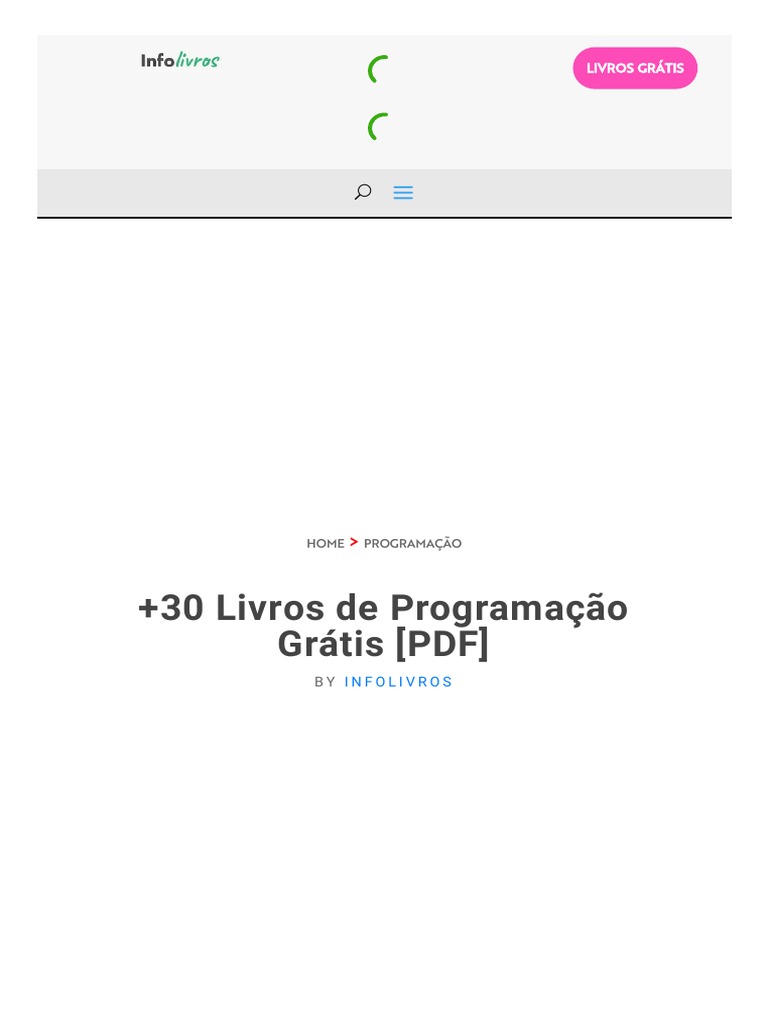 +30 Livros de Programação Grátis (PDF) Atualizado 2020 - 1608742731881 ...