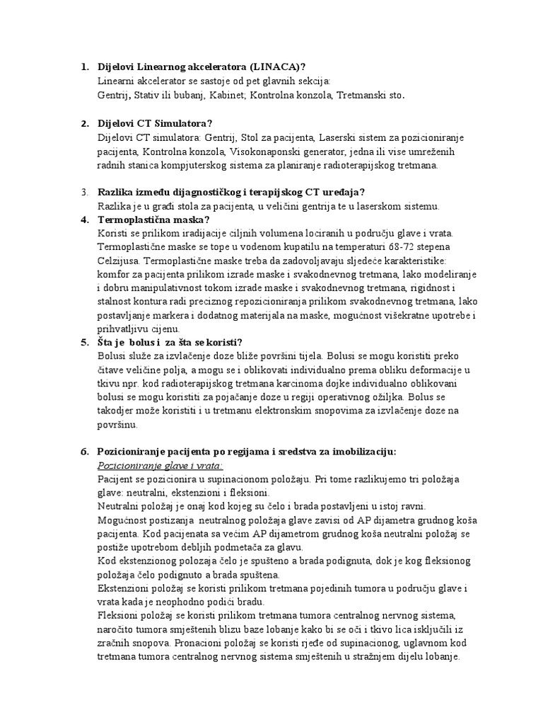 RADIOTERAPIJA | PDF