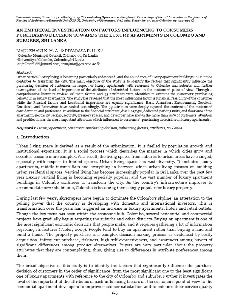 An Empirical Investigation On Factors Influencing To Consumers ...