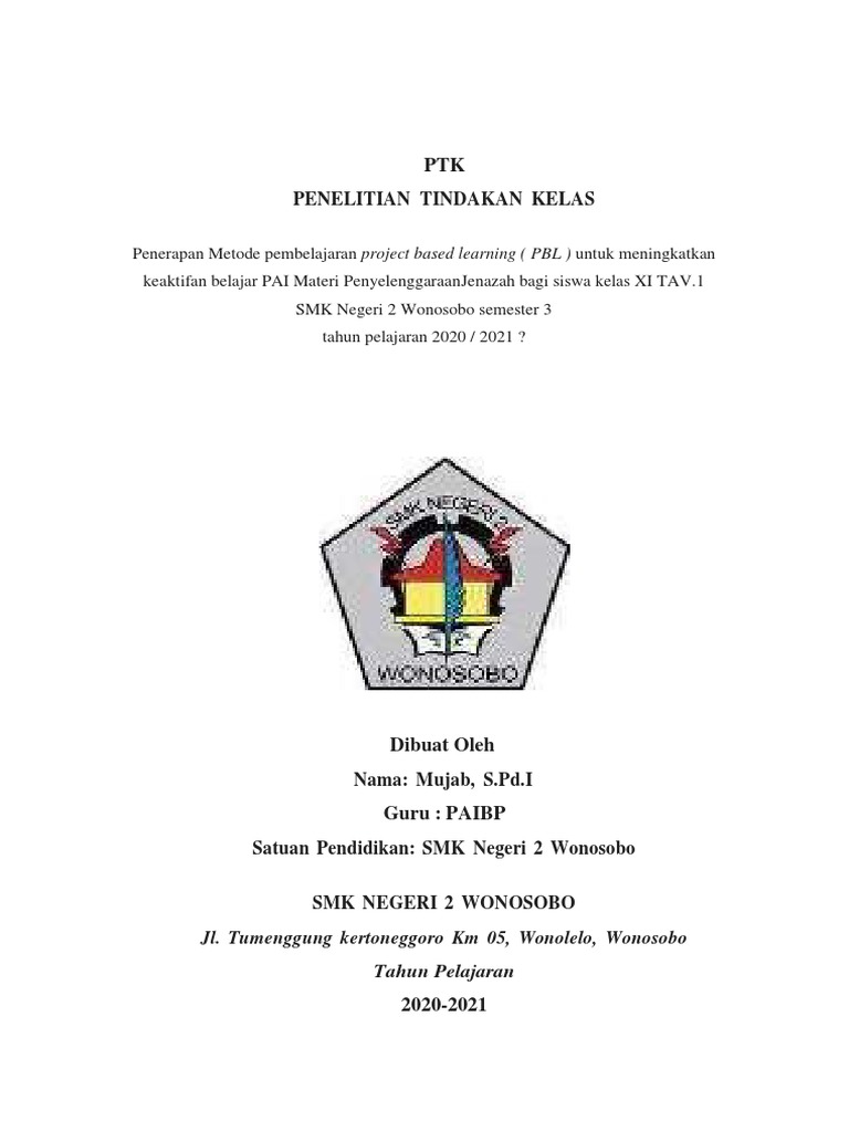 PTK - 2020 - PBL Fix | PDF | Karier & Perkembangan | Sains & Matematika