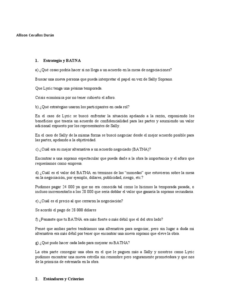 Debriefing Sally Soprano | PDF