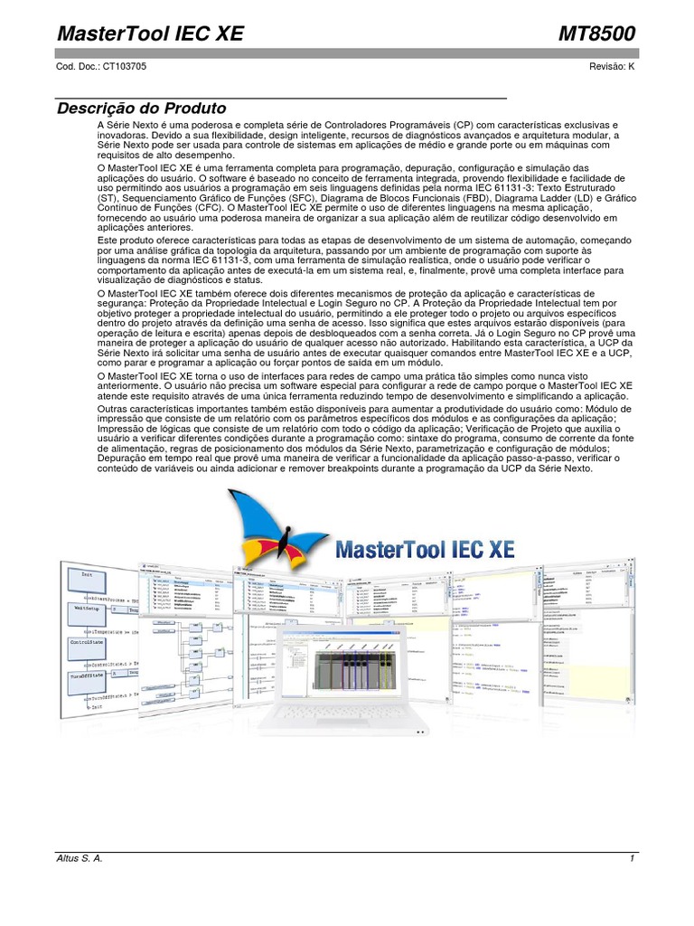 Mastertool Iec Xe (mt8500) | PDF