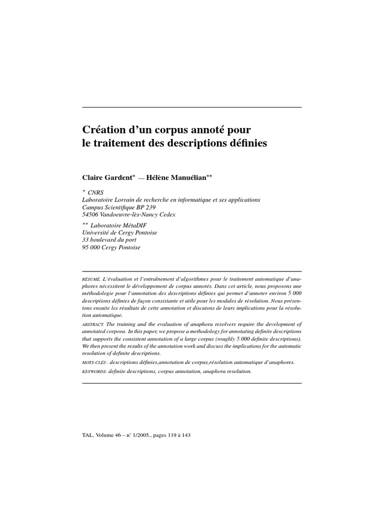 Gardent Manu Def | PDF | Pronom | Sémantique