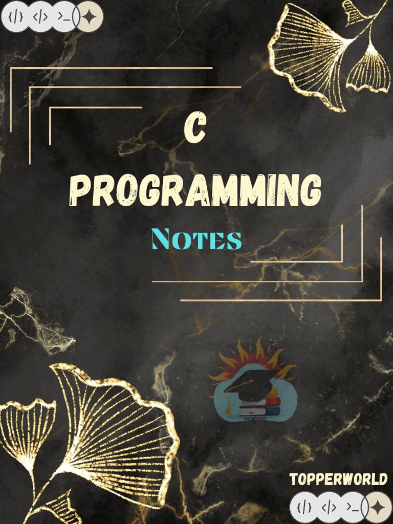 C Programming Notes | Download Free PDF | Programming | Computer Program C Programming Notes | Download Free PDF | Programming | Computer Program