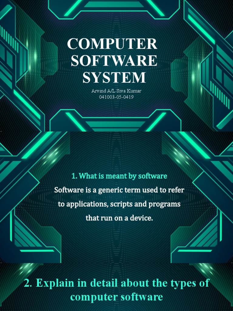Computer Software System 3 | PDF