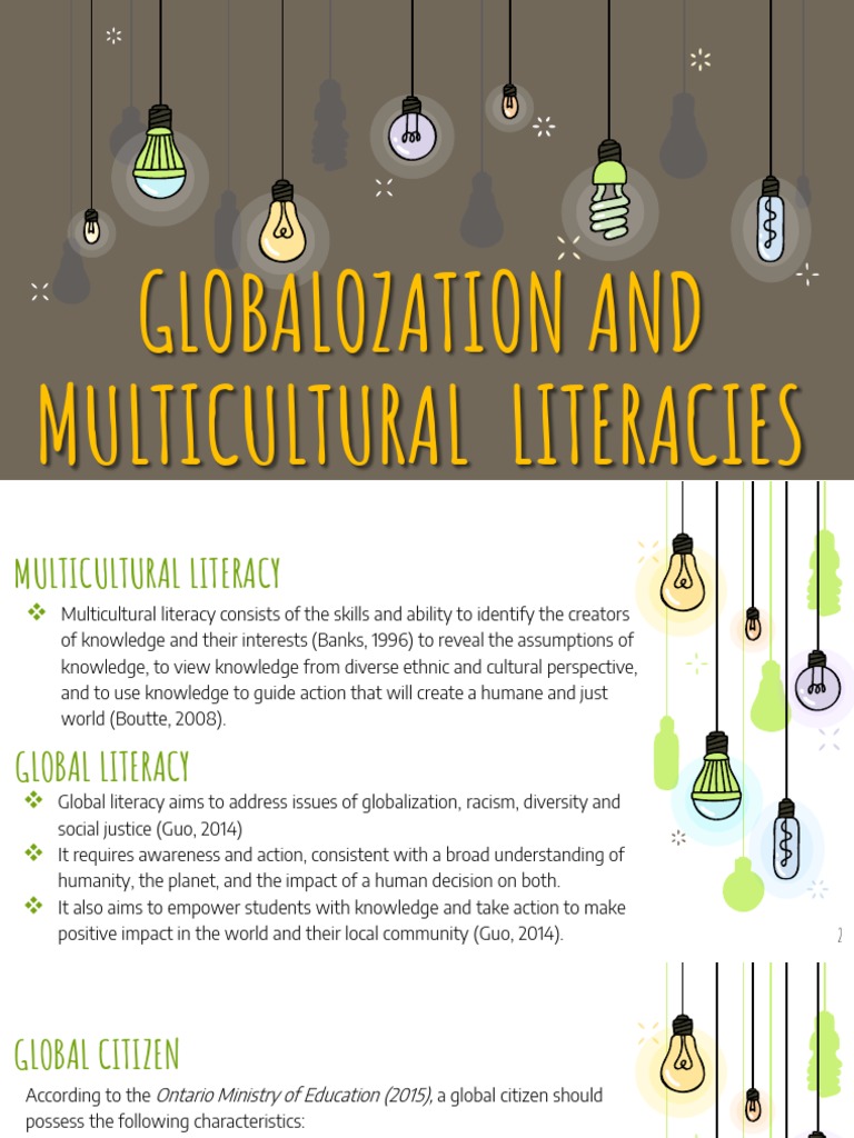 Globalization And Multicultural Literacies Pdf Attitude Psychology