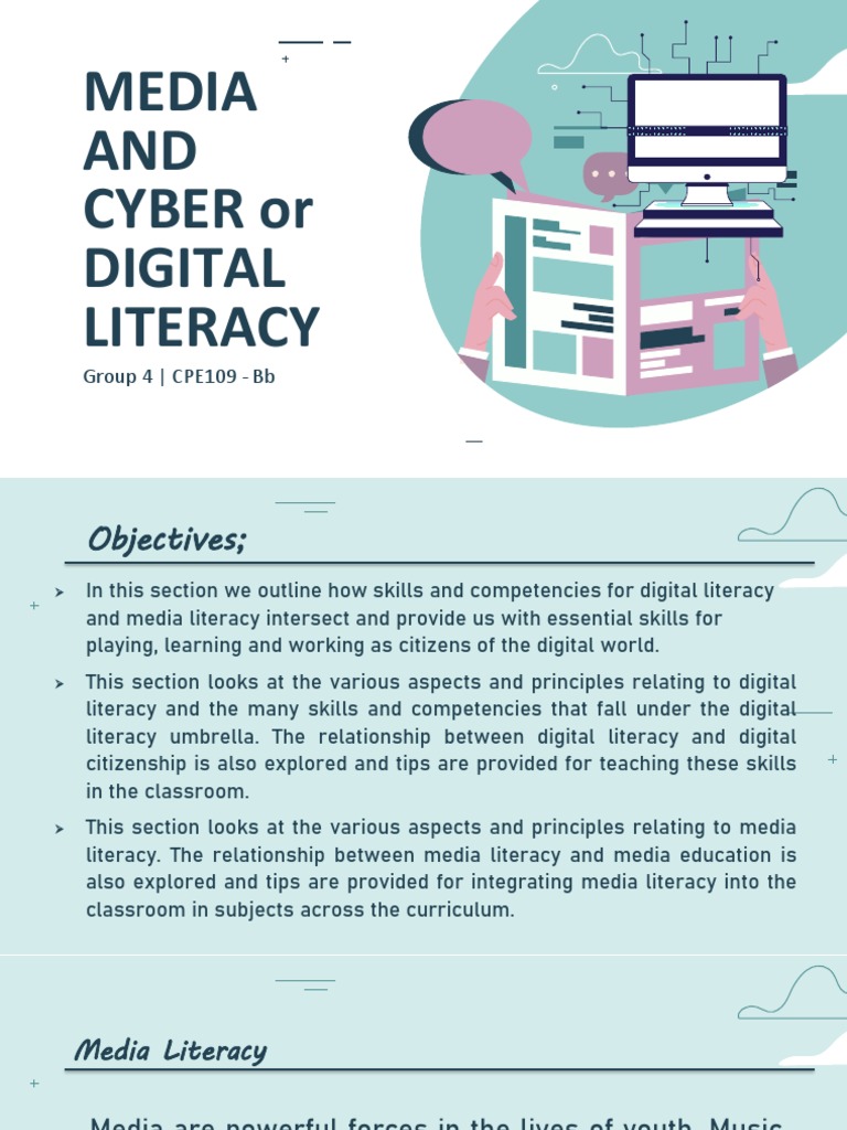 Media and Cyber or Digital Literacy | PDF | Literacy | Behavior ...