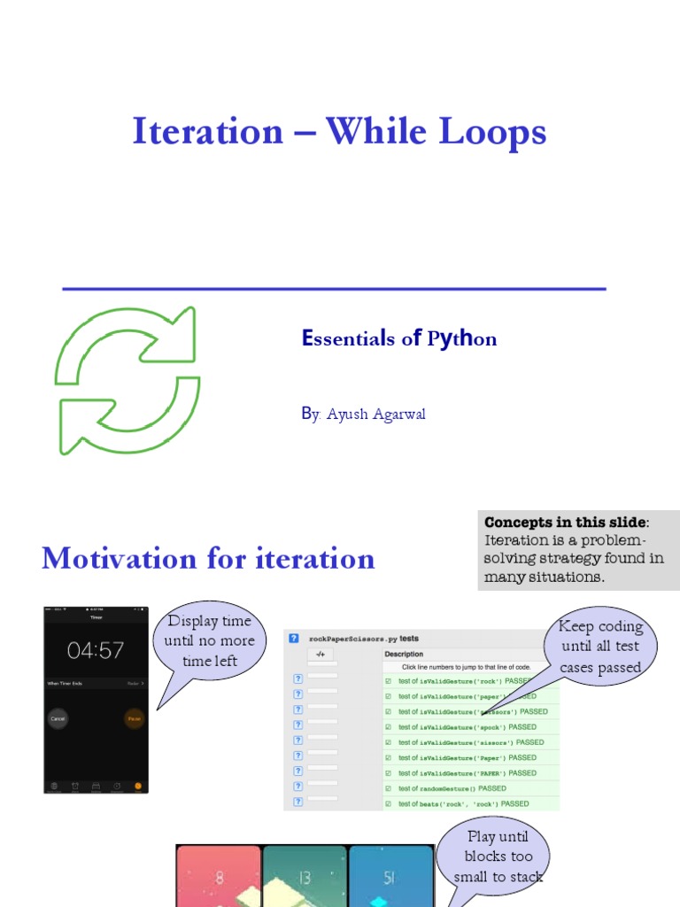 Lec While Loops | PDF