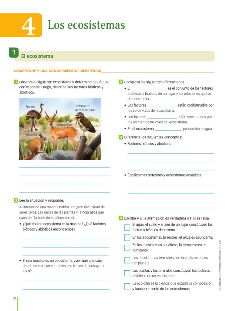 UNIDAD 4 Los Ecosistemas - CompressPdf | PDF