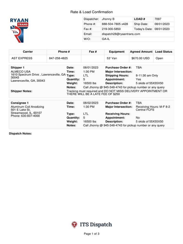 Load_Confirmation_7097 (GA-IL) (2) | PDF