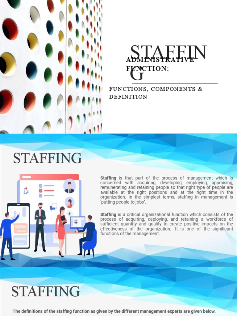 Administrative Function - Staffing Report | PDF | Human Resources ...