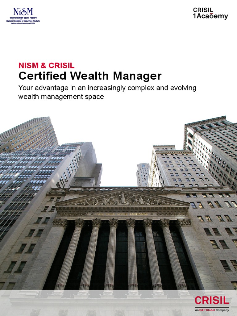 Nism and Crisil Certified Wealth Manager | PDF | Investment Fund ...