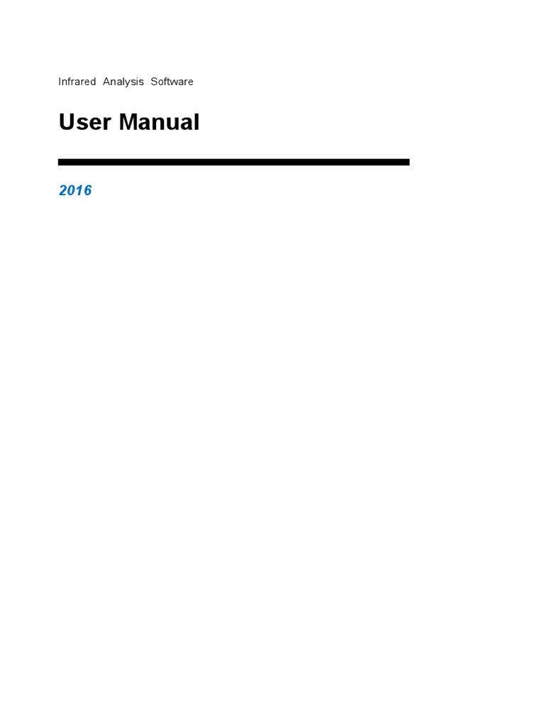 GUIDE Analysis SW User Manual 2016 Latest Version-7-05 | PDF | Computer ...