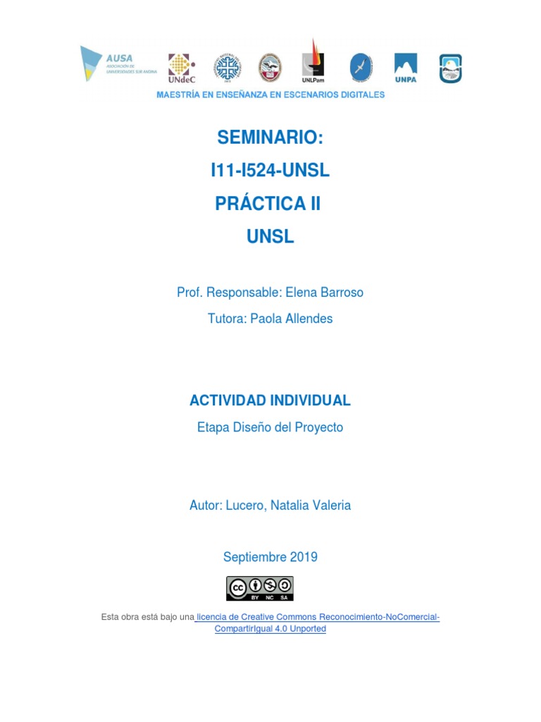 Informe Final - Practica II - Lucero Natalia | PDF