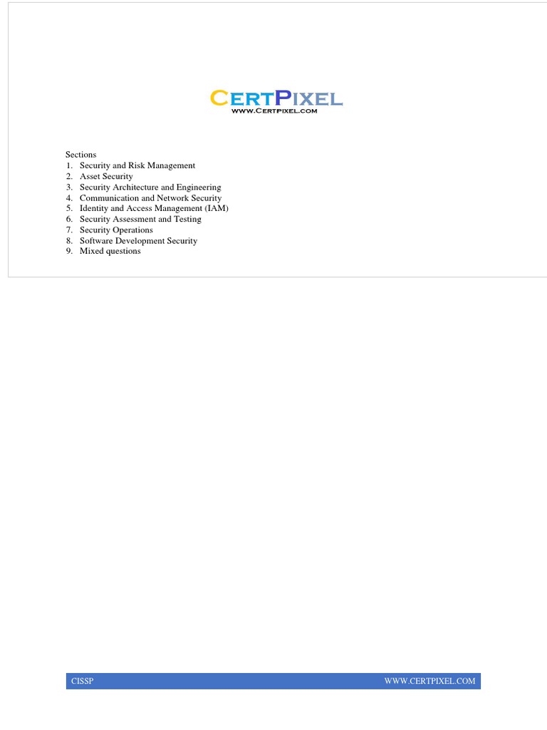 Cissp 2 | PDF | Security | Computer Security