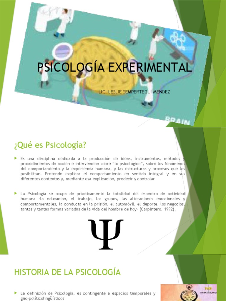 Psicología Experimental | PDF | Sicología | Behaviorismo