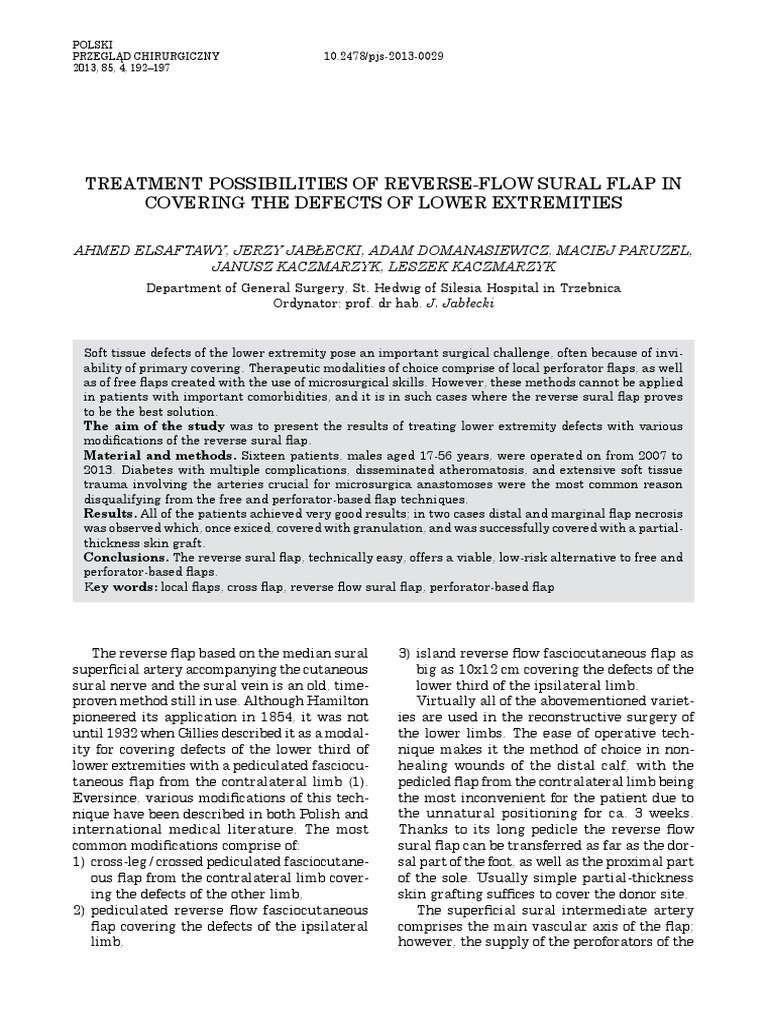 Treatment Possibilities of Reverse | PDF | Foot | Anatomical Terms Of ...