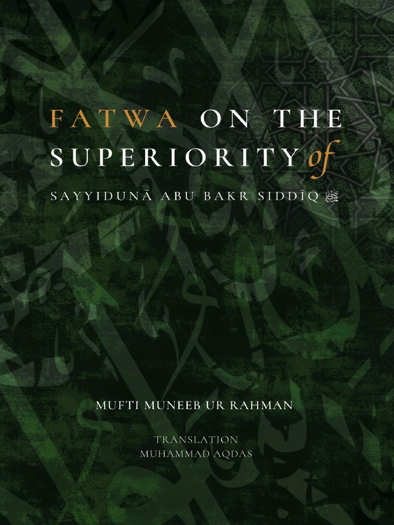 Fatwa On Tafdil | PDF | Ali | Sunni Islam