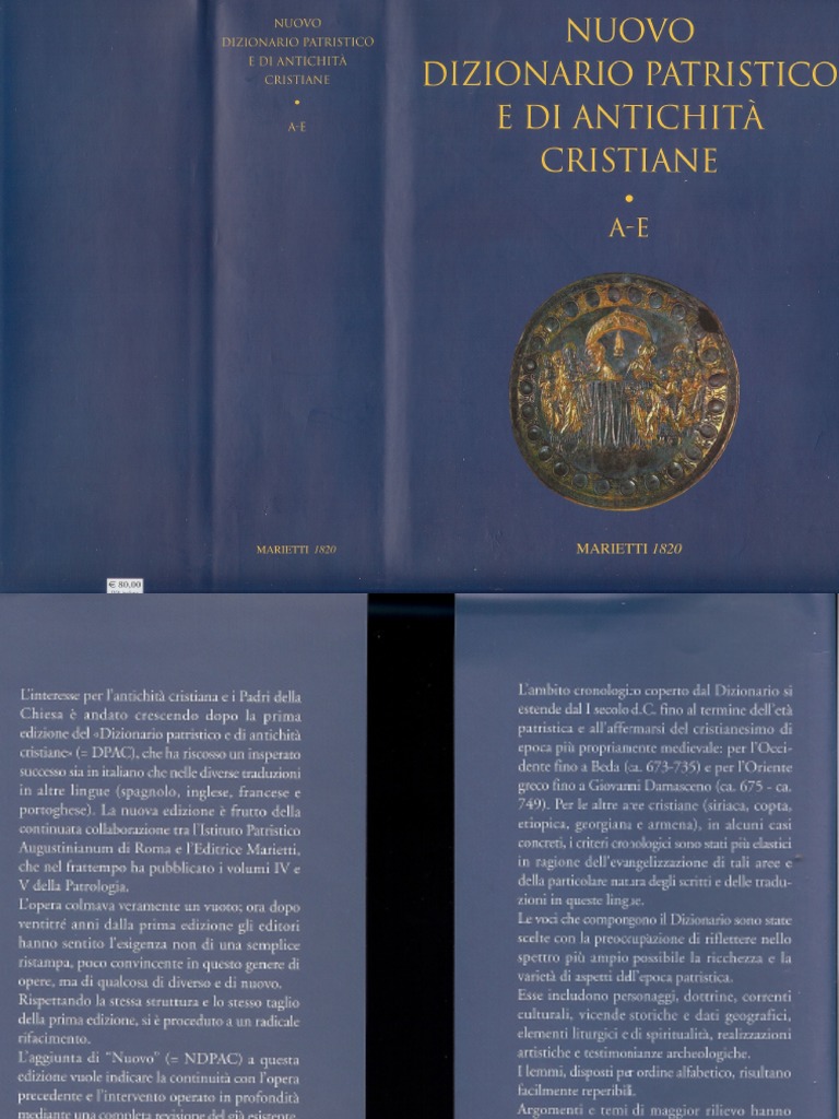 Diccinario Patristico y de La Antiguedad Cristiana I | PDF Diccinario Patristico y de La Antiguedad Cristiana I | PDF
