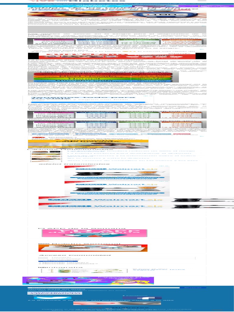 Tablas de Los Rangos de Los Niveles de Azúcar en La Sangre 2 ...