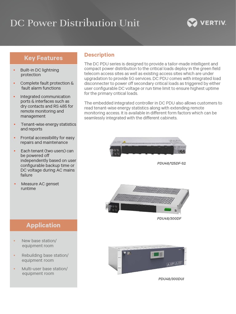 Es Dcpdu DS en Ap | PDF | Electric Power Distribution | Mains Electricity