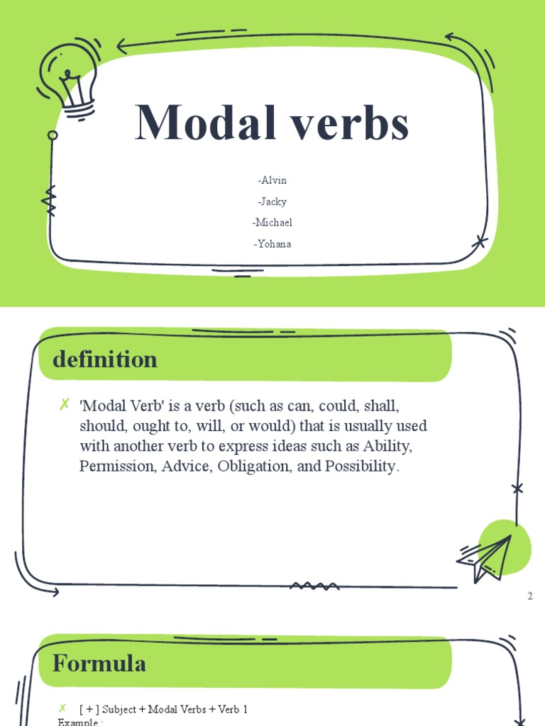 Comprehensive Guide to Modal Verbs | PDF | Verb | Semantic Units