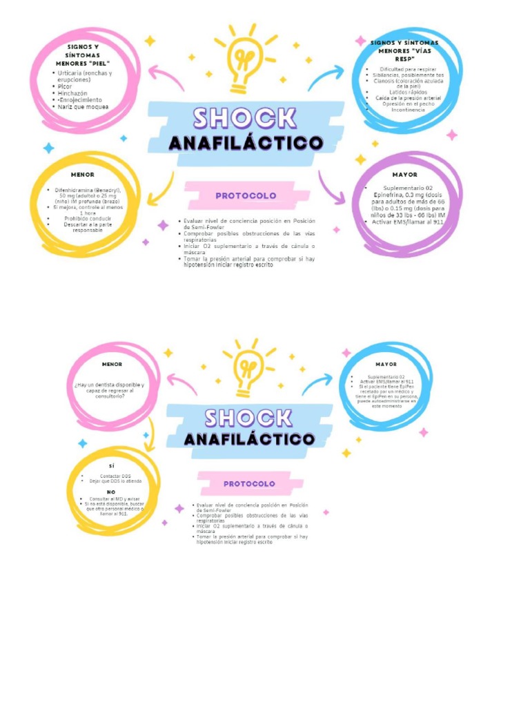 Protocolo Shock Anafilactico | PDF