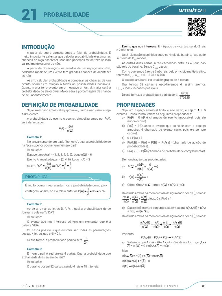 Probabilidade 2 | PDF
