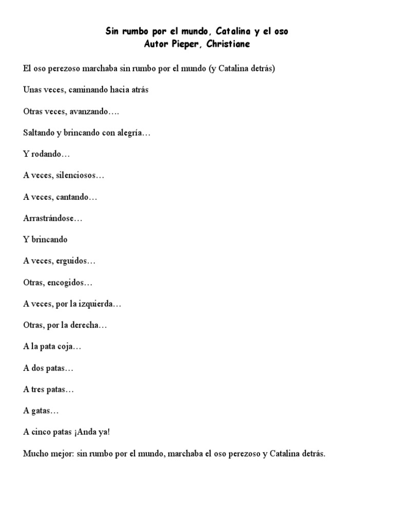 Sin Rumbo Por El Mundo | PDF