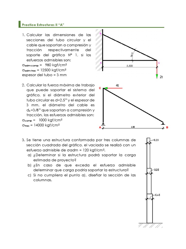 Practica Estructuras II 1 Parcial 2023 | PDF