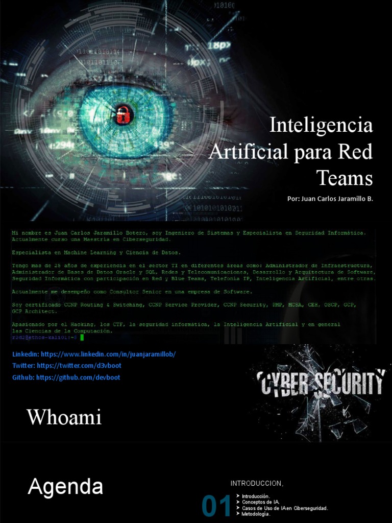 Inteligencia Artificial para Red Teams | PDF | Red neuronal artificial | Aprendizaje automático