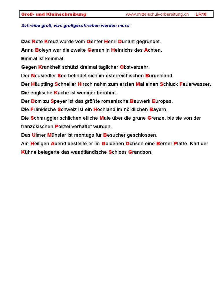 LR 10 Gross Und Klein | PDF