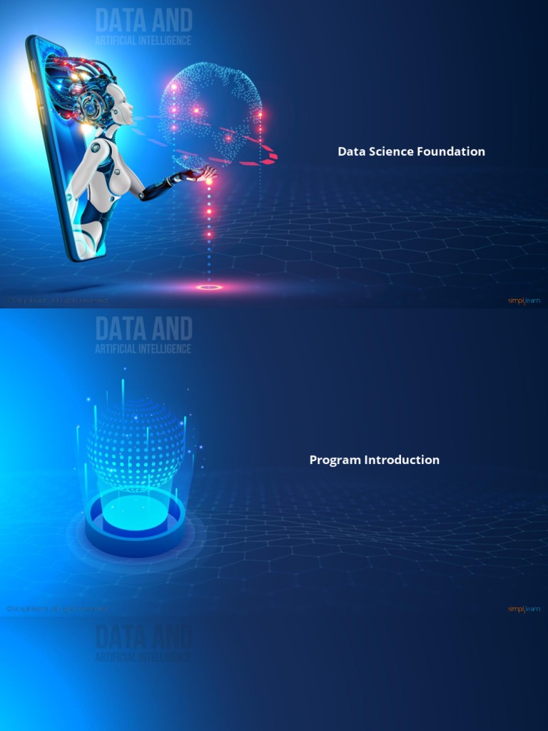 Lesson - 1 Course Introduction Data Science Foundation | PDF | Data Science | Data