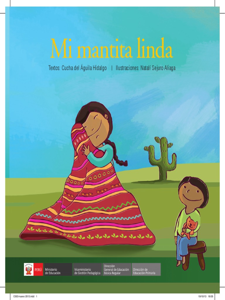 Mi Mantita Linda: Textos: Cucha Del Águila Hidalgo Ilustraciones: Natalí Sejuro Aliaga | PDF ...