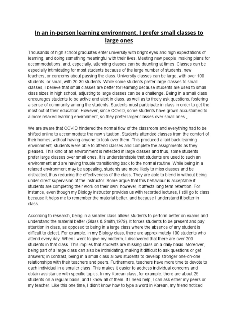 Argumentative Essay | PDF | Teachers | Learning